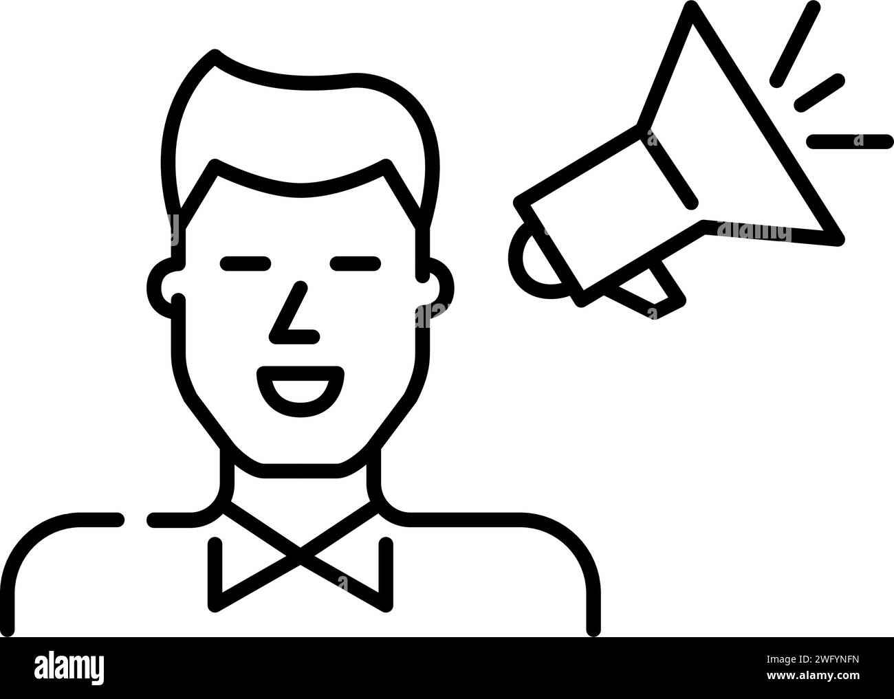 Laptop vacancy job icon Stock Vector Images - Alamy