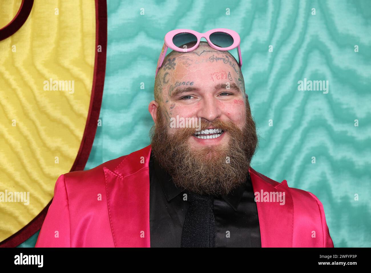 Los Angeles, USA. 01st Feb, 2024. Teddy Swims attends the 2024 Warner ...