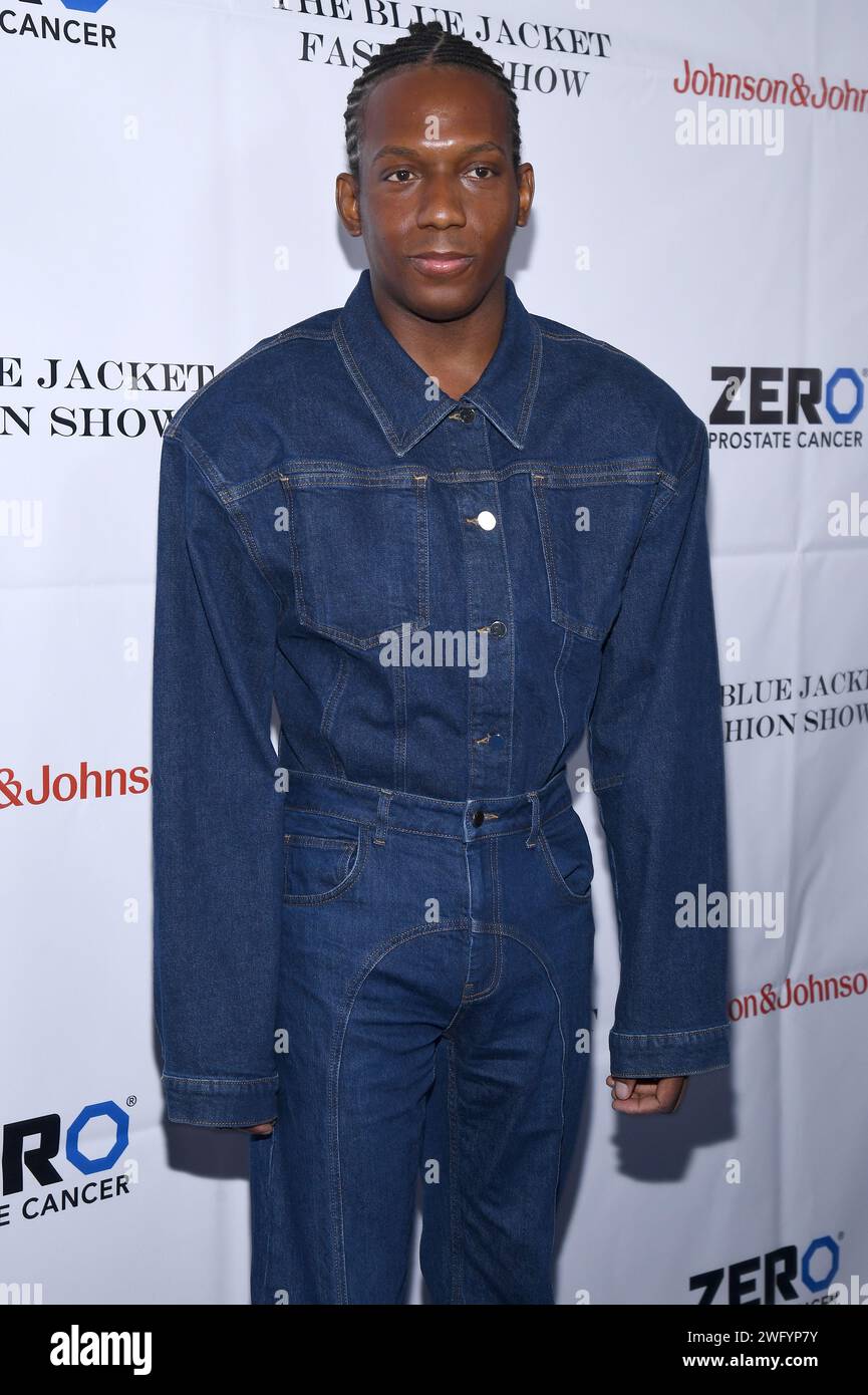 New York, USA. 01st Feb, 2024. Carlos Greer attends the 8th Annual Blue ...