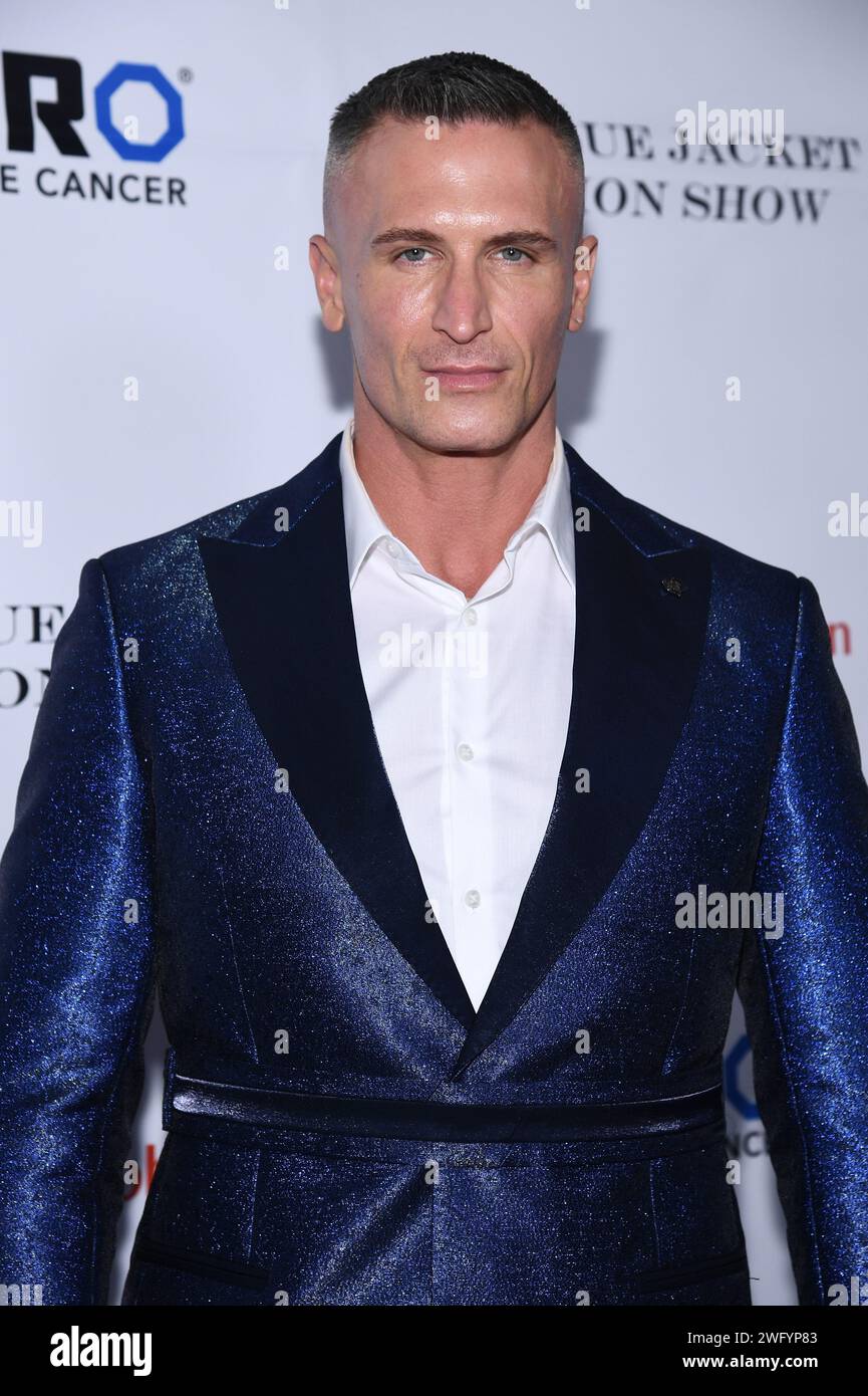 New York, USA. 01st Feb, 2024. John Hill attends the 8th Annual Blue ...