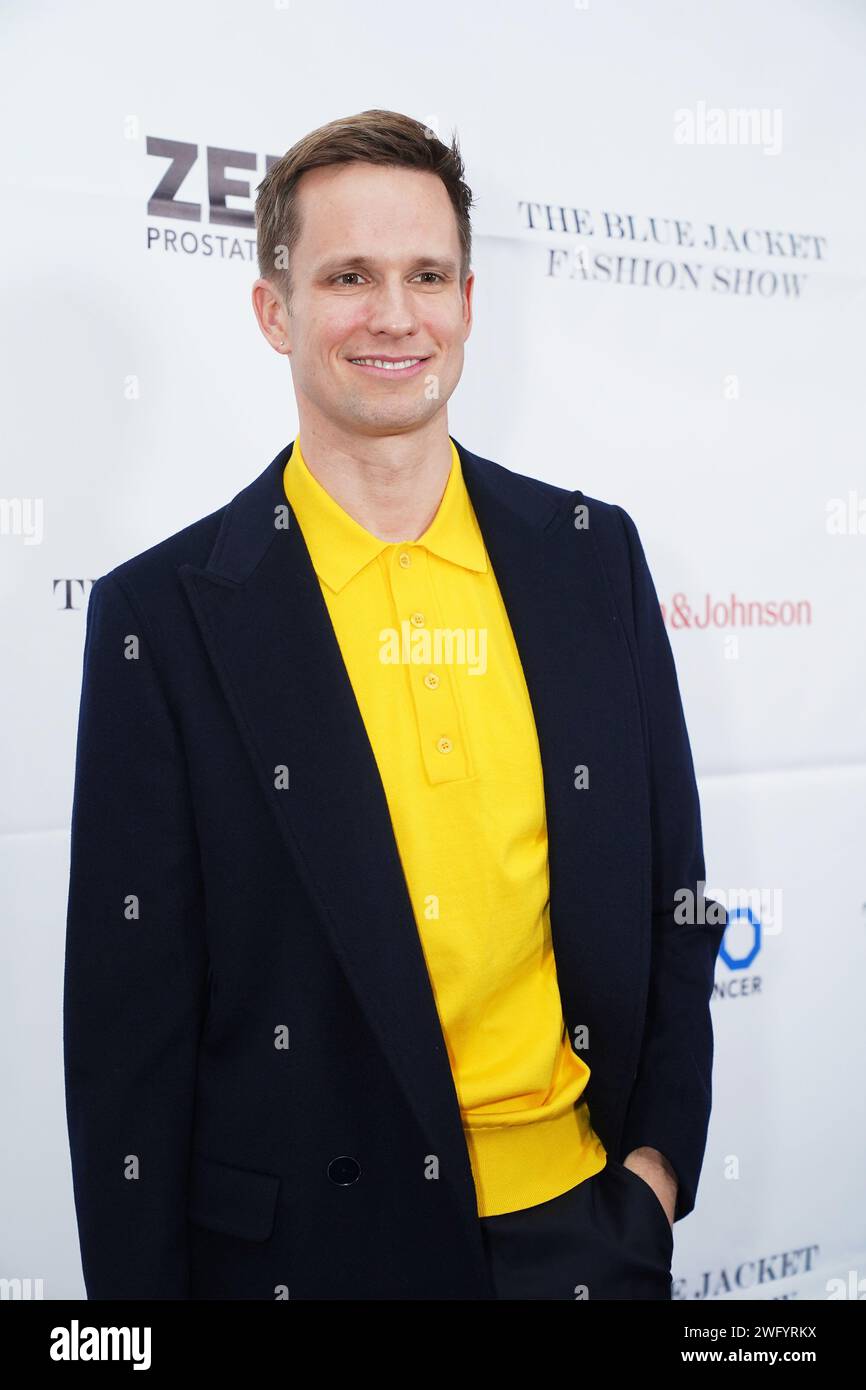 New York, USA. 01st Feb, 2024. Erik Botcher attends 8th Annual Blue ...