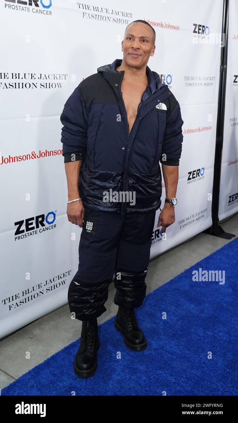 Mike Woods attends 8th Annual Blue Jacket Fashion Show at Moonlight ...