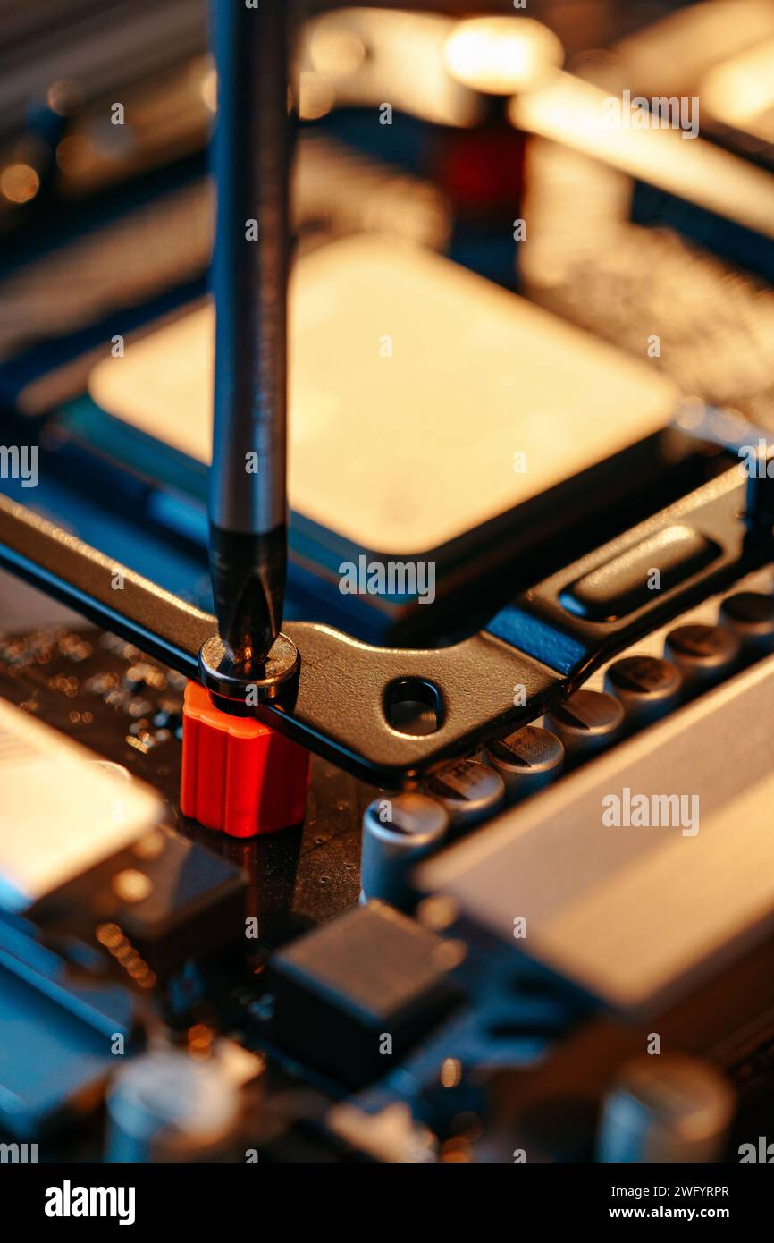 Computer part circuit board close up photo Stock Photo - Alamy