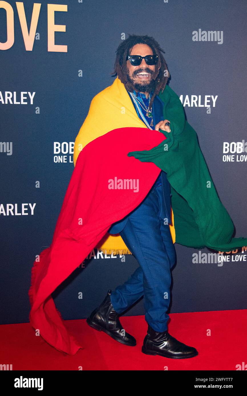 Rohan Marley attending the Bob Marley One Love Premiere at the Grand ...