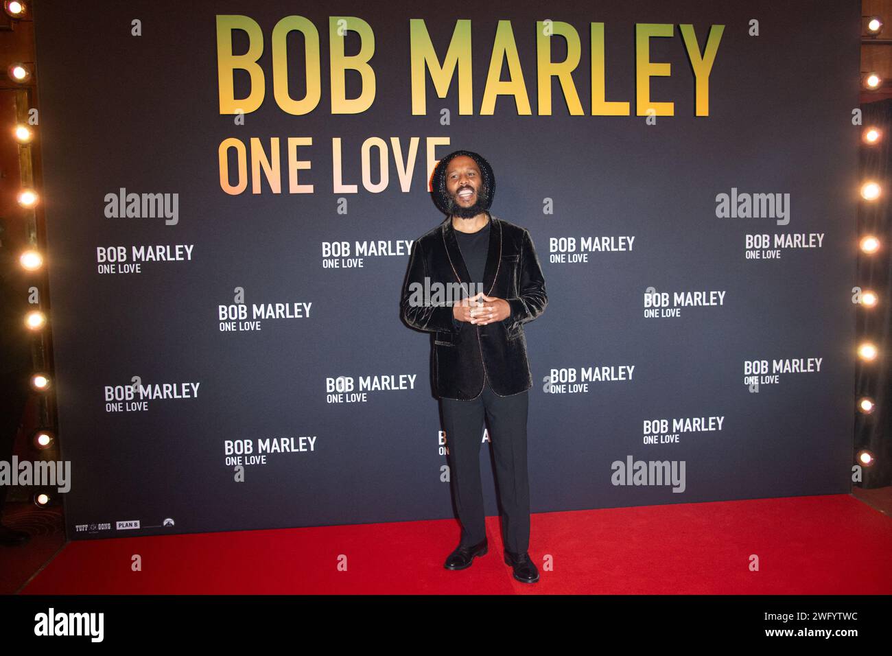 Paris, France. 01st Feb, 2024. Ziggy Marley attending the Bob Marley ...