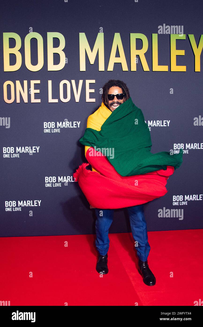 Rohan Marley attending the Bob Marley One Love Premiere at the Grand ...