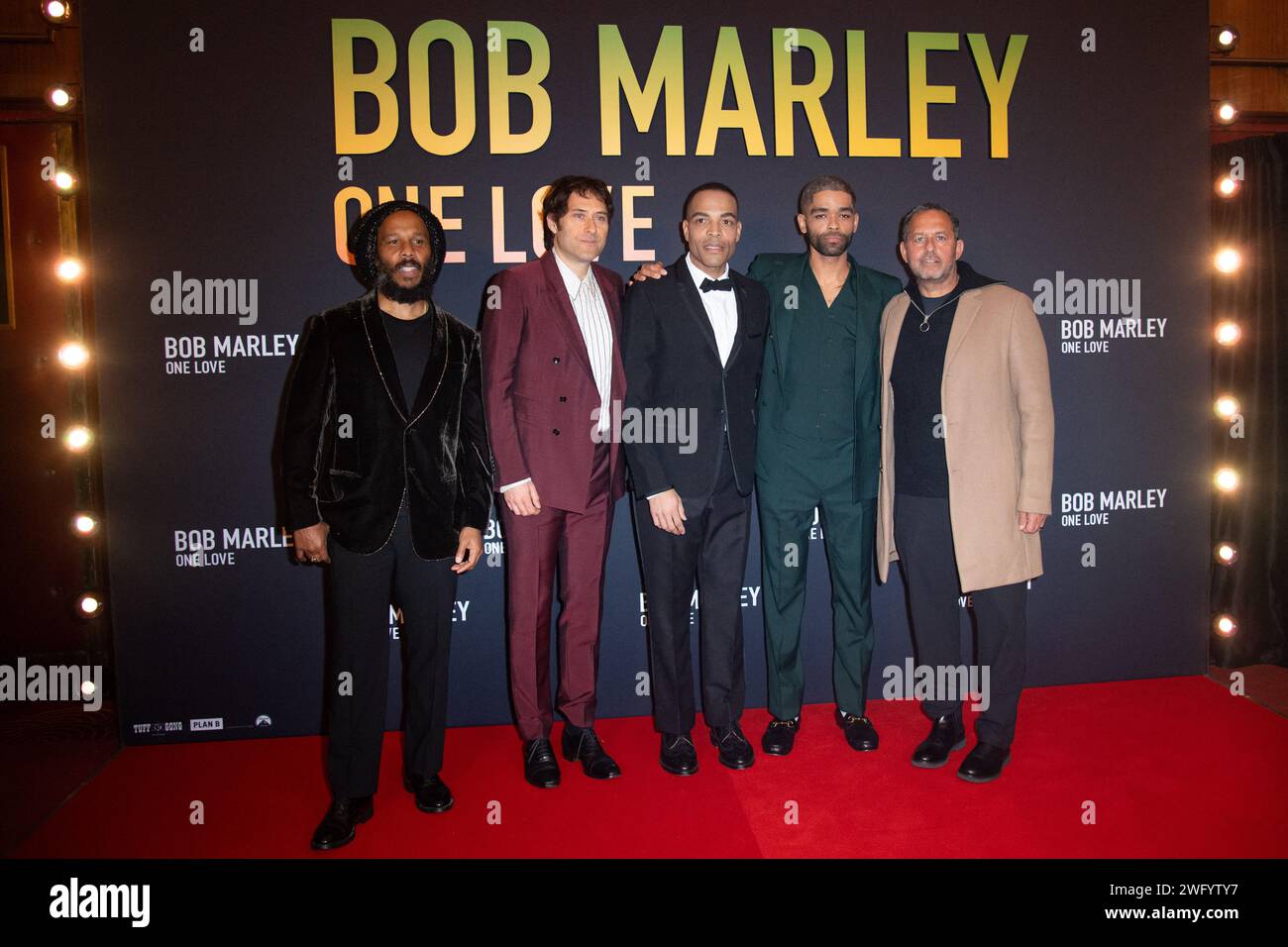 Paris, France. 01st Feb, 2024. Brian Robbins, Ziggy Marley, Jeremy ...