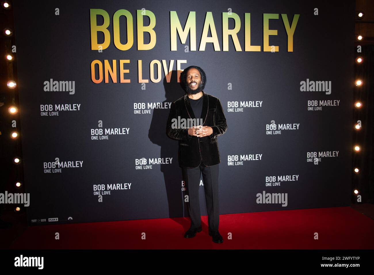 Paris, France. 01st Feb, 2024. Ziggy Marley attending the Bob Marley ...
