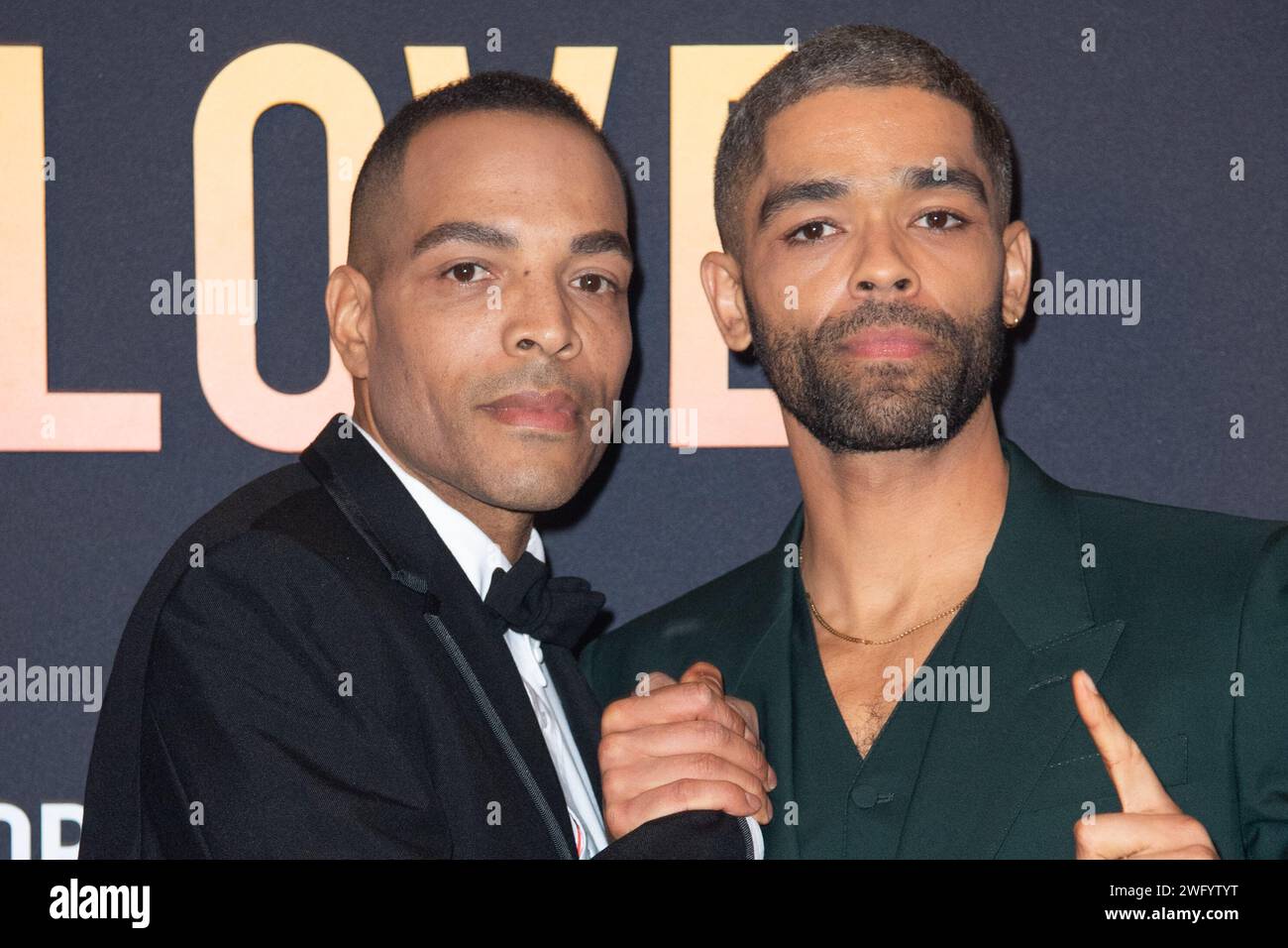 Reinaldo Marcus Green and Kingsley Ben-Adir attending the Bob Marley ...