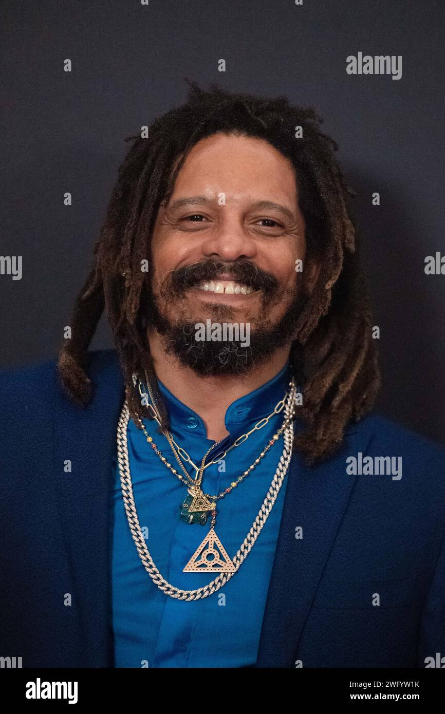 Paris, France. 01st Feb, 2024. Rohan Marley attending the Bob Marley ...