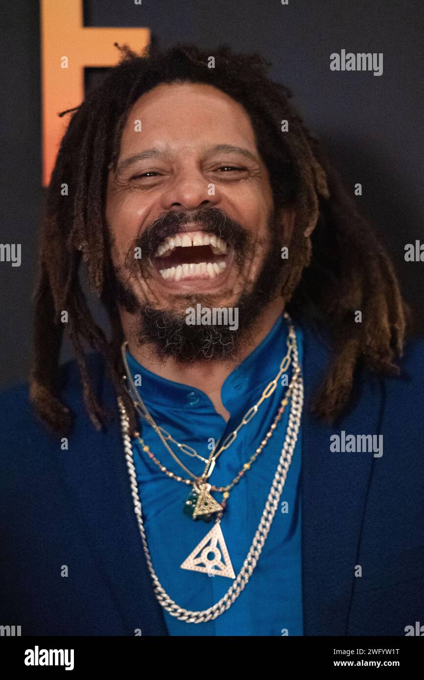 Paris, France. 01st Feb, 2024. Rohan Marley attending the Bob Marley ...