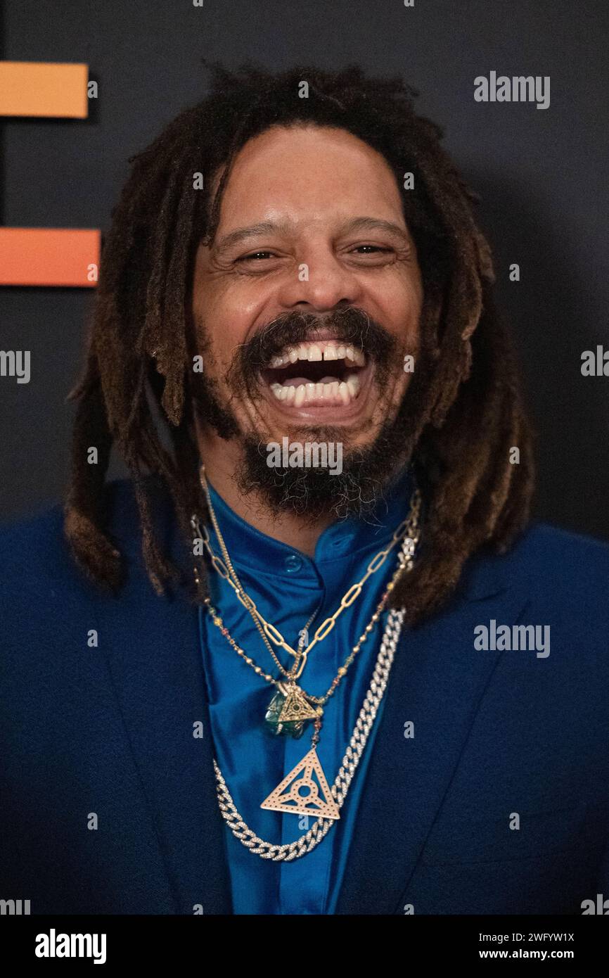 Paris, France. 01st Feb, 2024. Rohan Marley attending the Bob Marley ...