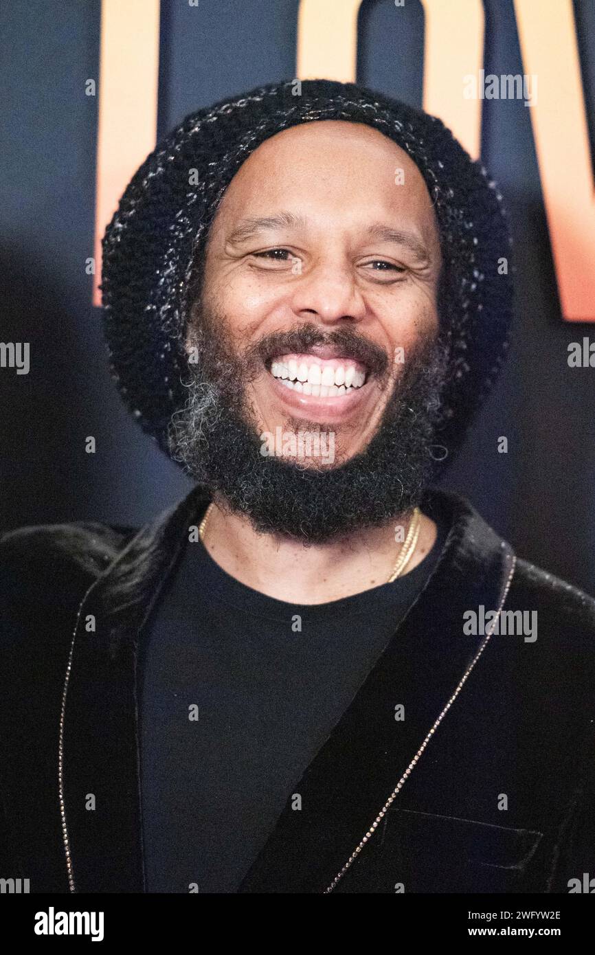 Paris, France. 01st Feb, 2024. Ziggy Marley attending the Bob Marley ...