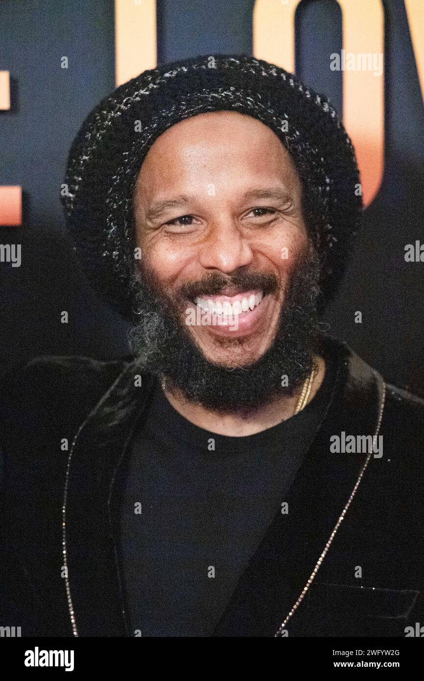 Paris, France. 01st Feb, 2024. Ziggy Marley attending the Bob Marley ...