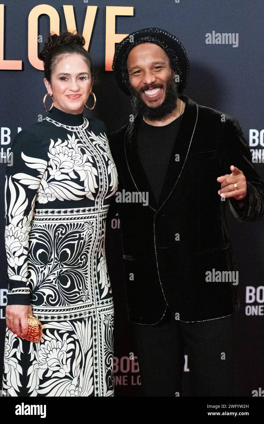 Paris, France. 01st Feb, 2024. Orly Marley and Ziggy Marley attending ...