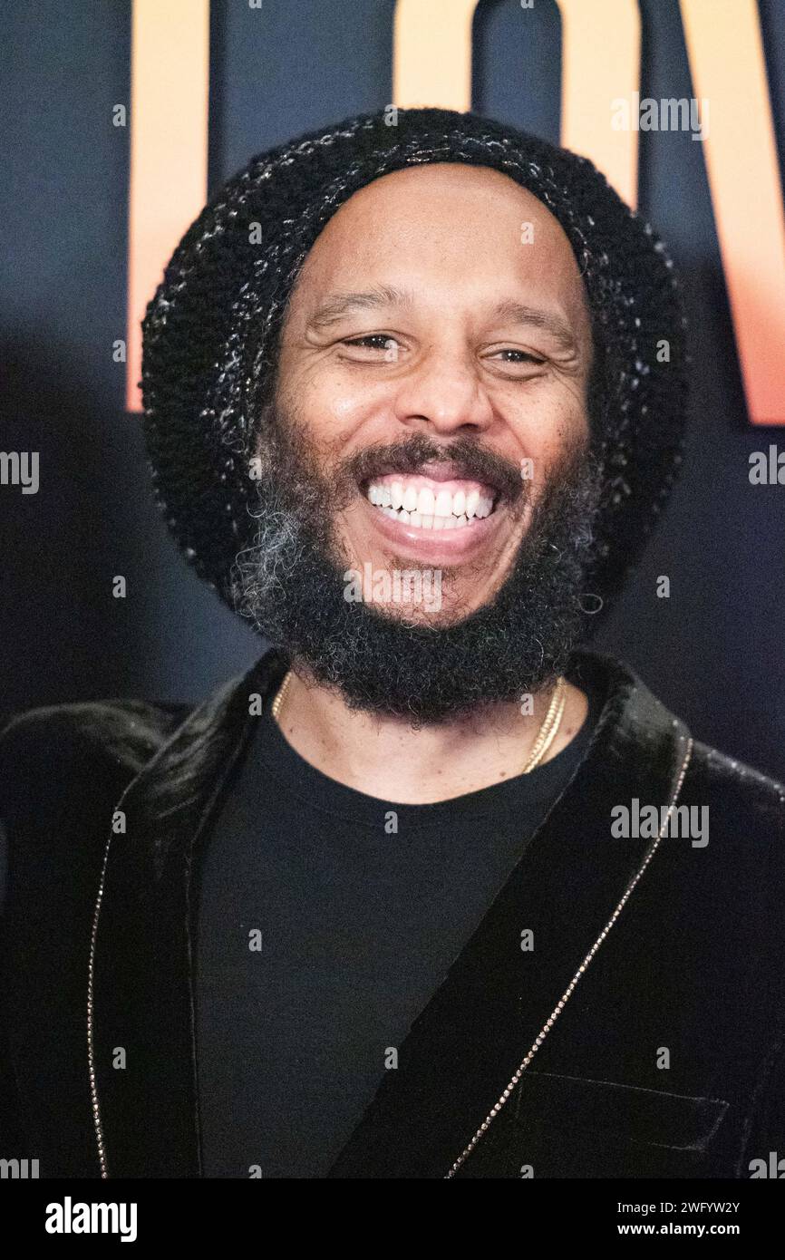 Paris, France. 01st Feb, 2024. Ziggy Marley attending the Bob Marley ...