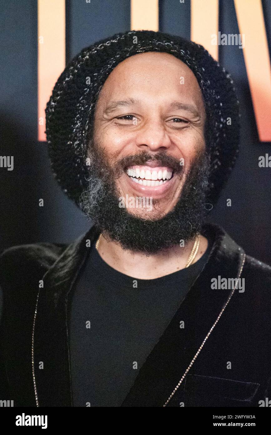 Paris, France. 01st Feb, 2024. Ziggy Marley attending the Bob Marley ...