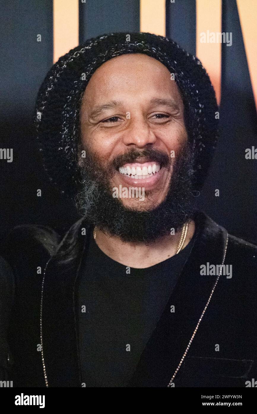 Paris, France. 01st Feb, 2024. Ziggy Marley attending the Bob Marley ...