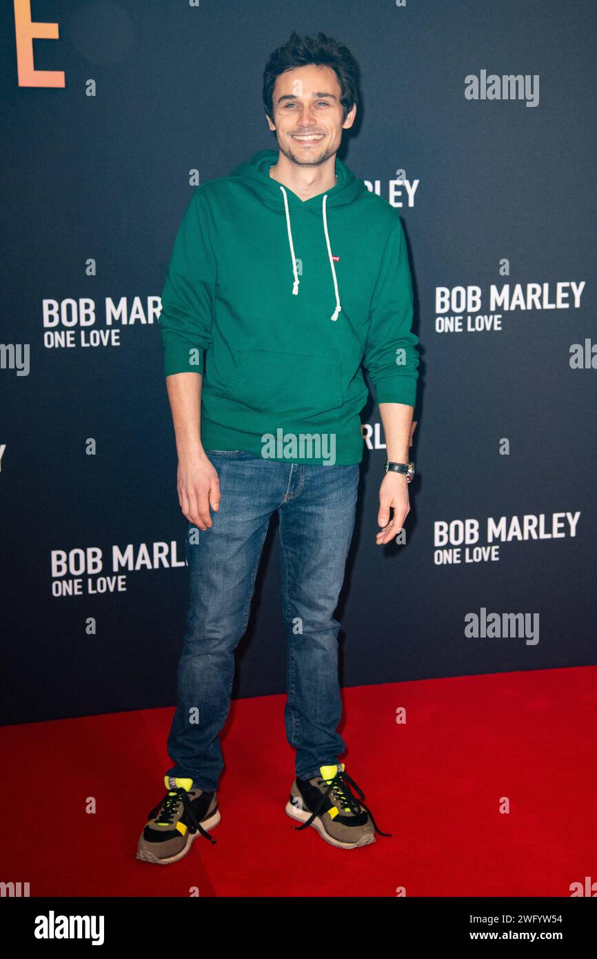 Paris, France. 01st Feb, 2024. Fabian Wolfrom attending the Bob Marley ...