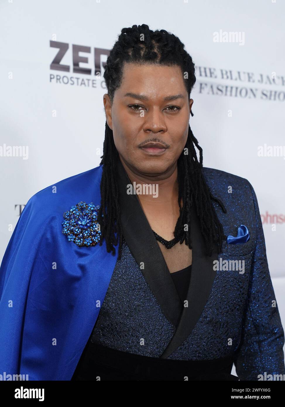 Ty-Ron Mayes attends 8th Annual Blue Jacket Fashion Show at Moonlight ...