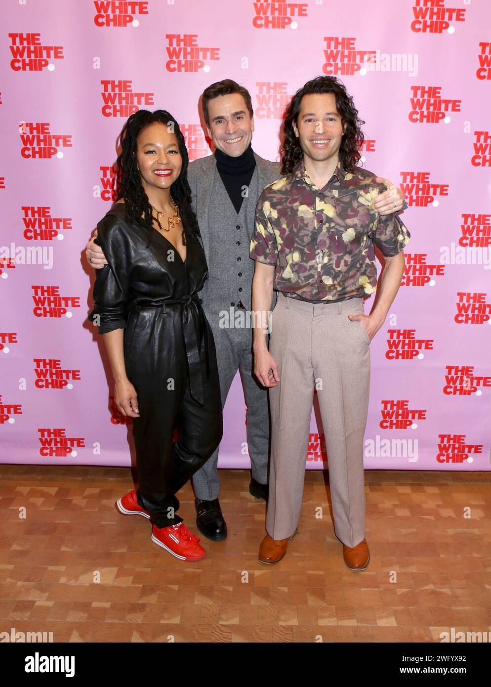 New York City, USA. 01st Feb, 2024. Crystal Dickinson, Joe Tapper and ...