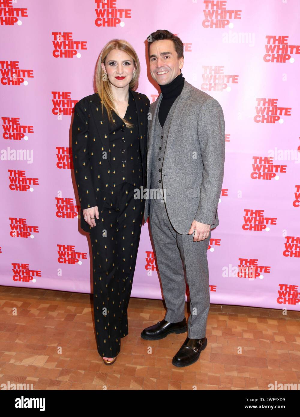 New York City, USA. 01st Feb, 2024. Annaleigh Ashford and Joe Tapper ...