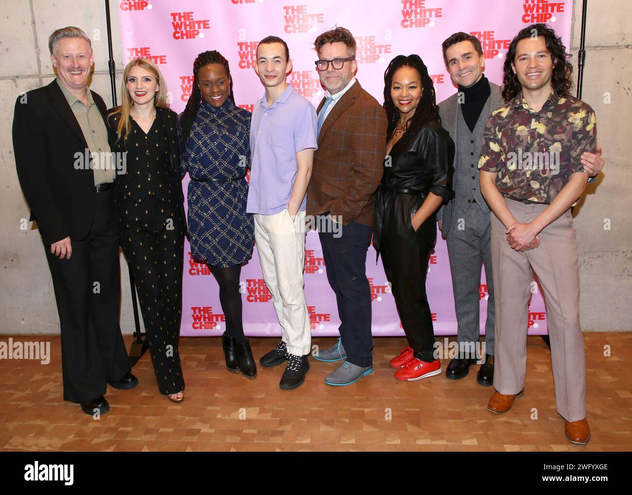 New York City, USA. 01st Feb, 2024. Nathan Peck, Annaleigh Ashford ...
