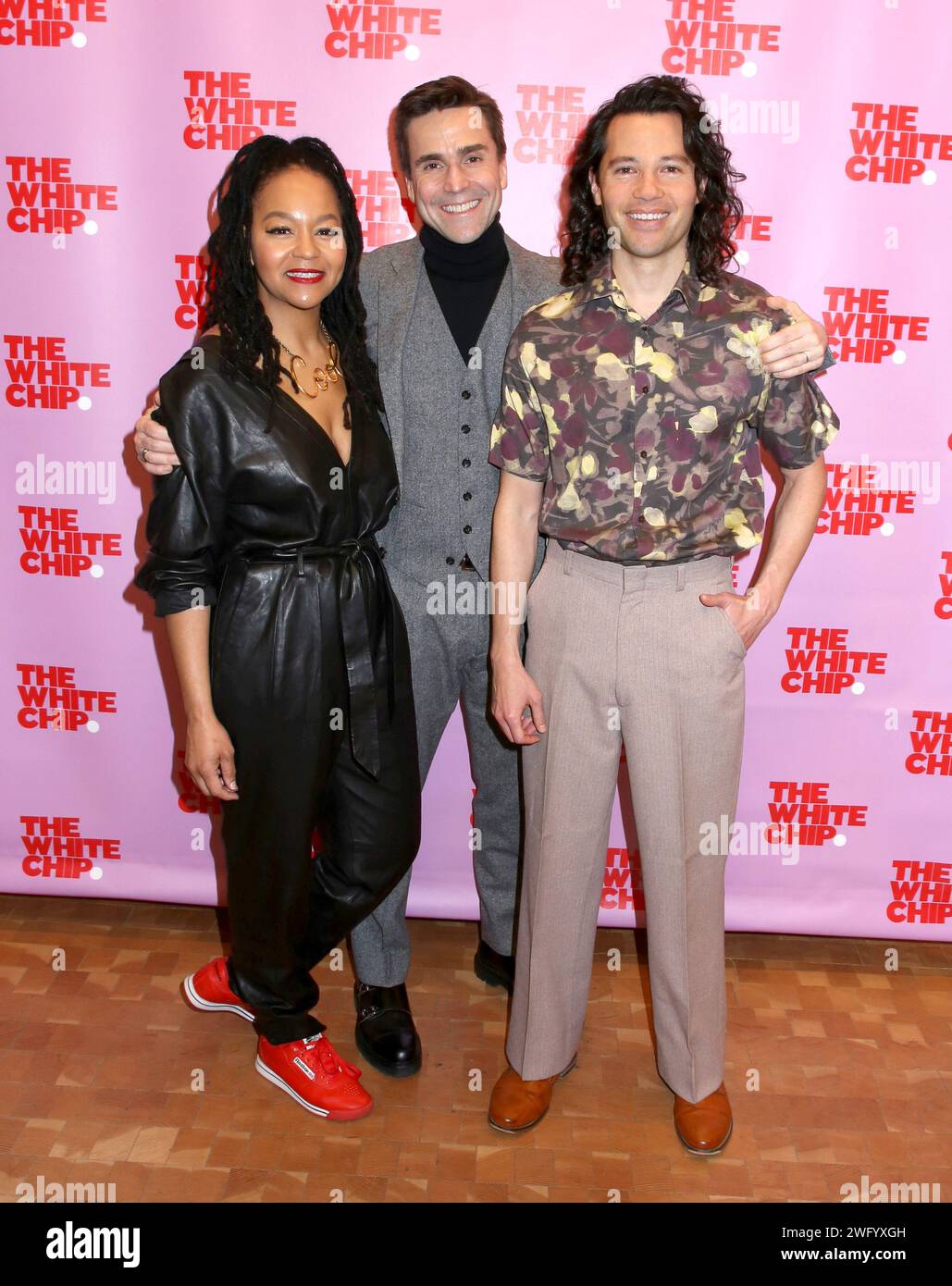 New York City, USA. 01st Feb, 2024. Crystal Dickinson, Joe Tapper and ...