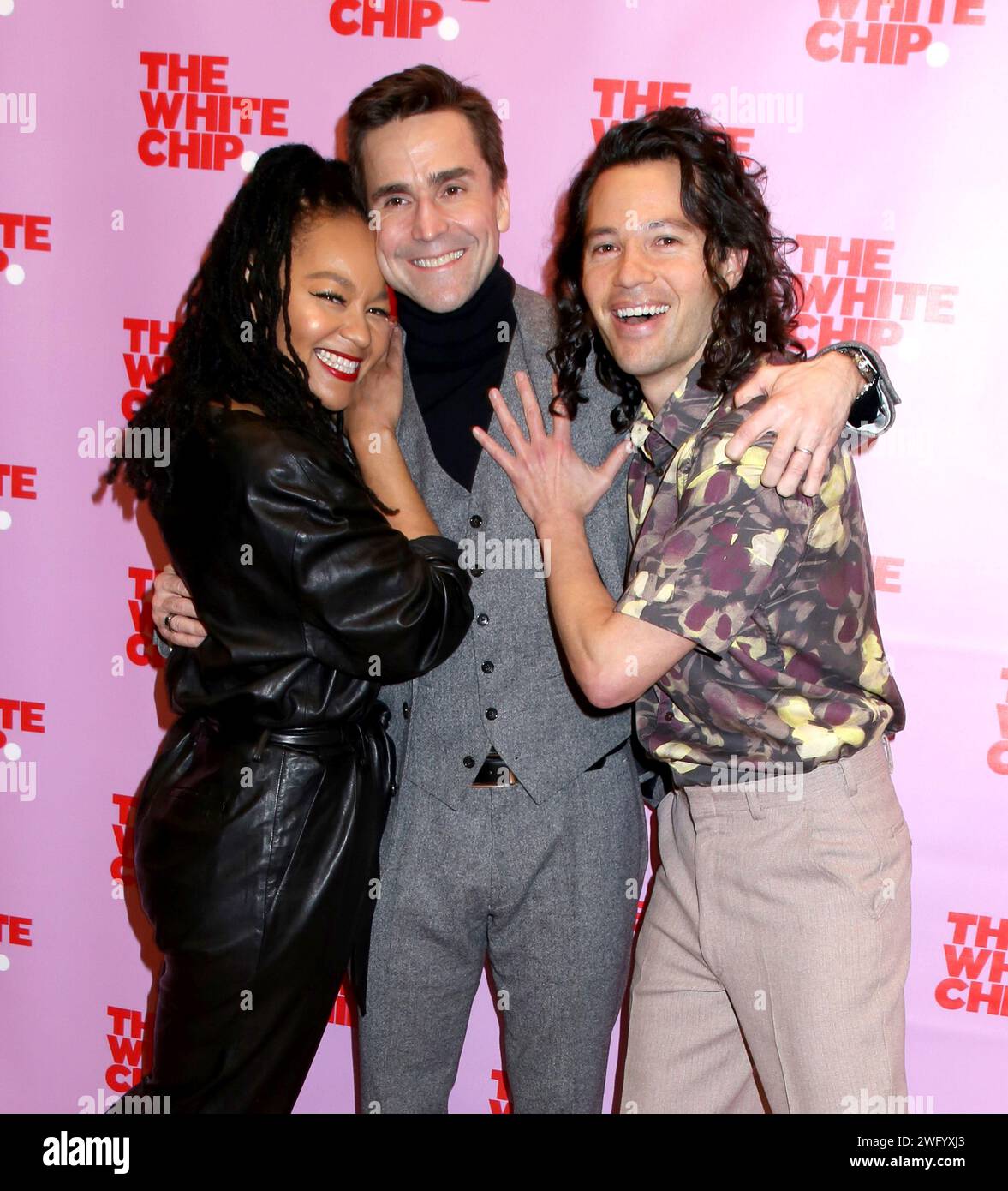 New York City, USA. 01st Feb, 2024. Crystal Dickinson, Joe Tapper and ...
