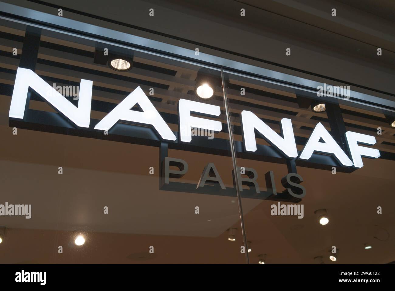 Bordeaux , France - 01 29 2024 : naf naf paris boutique brand logo and ...