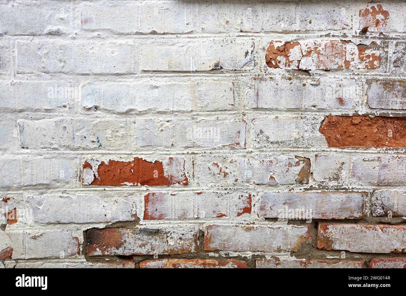 Red white wall background. Old grungy brick wall texture. Vintage wall ...