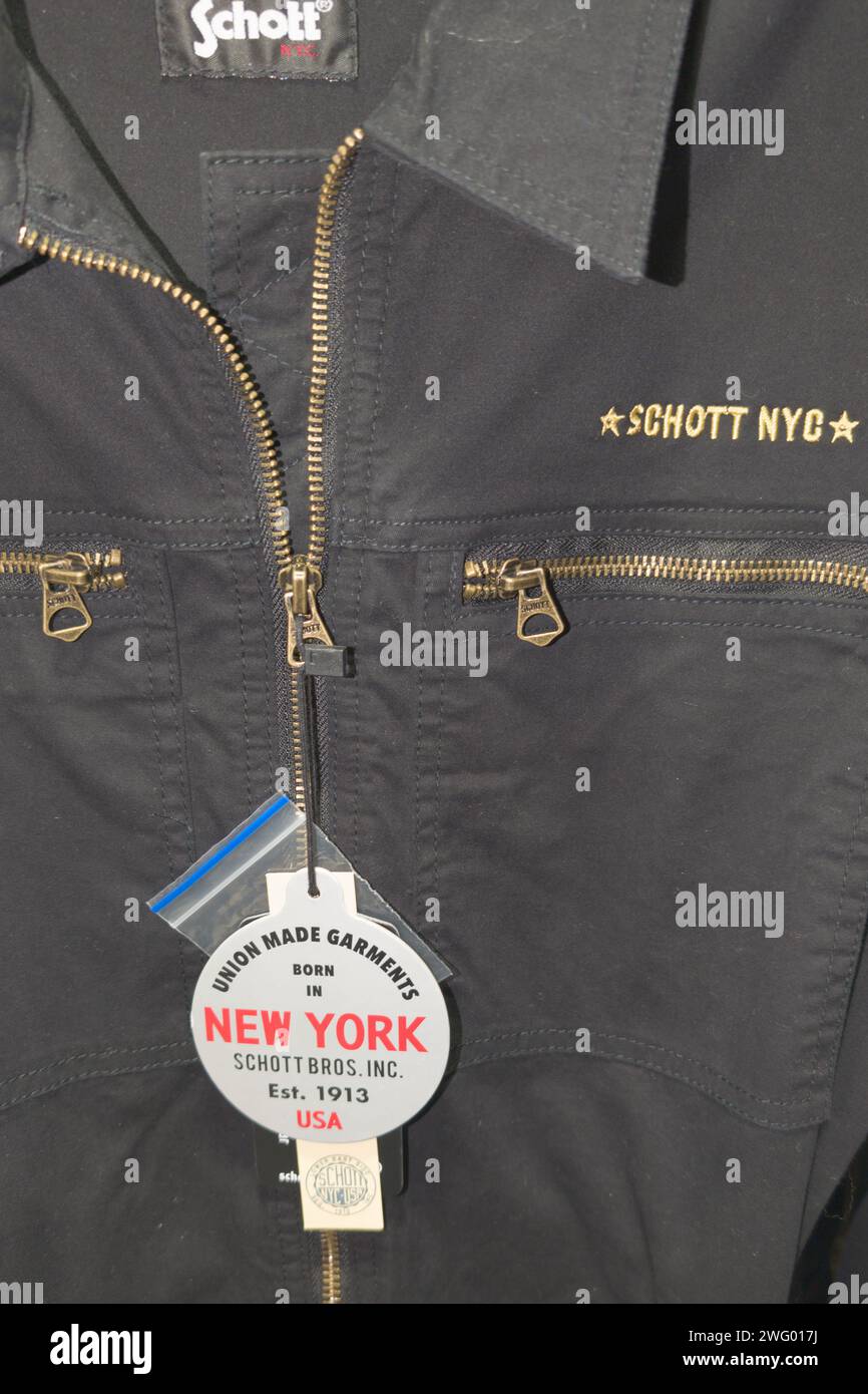 Schott jacket hi-res stock photography and images - Alamy