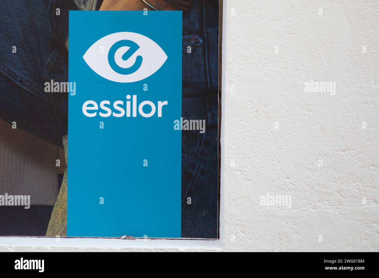 Bordeaux , France - 01 31 2024 : essilor logo brand shop and text sign ...