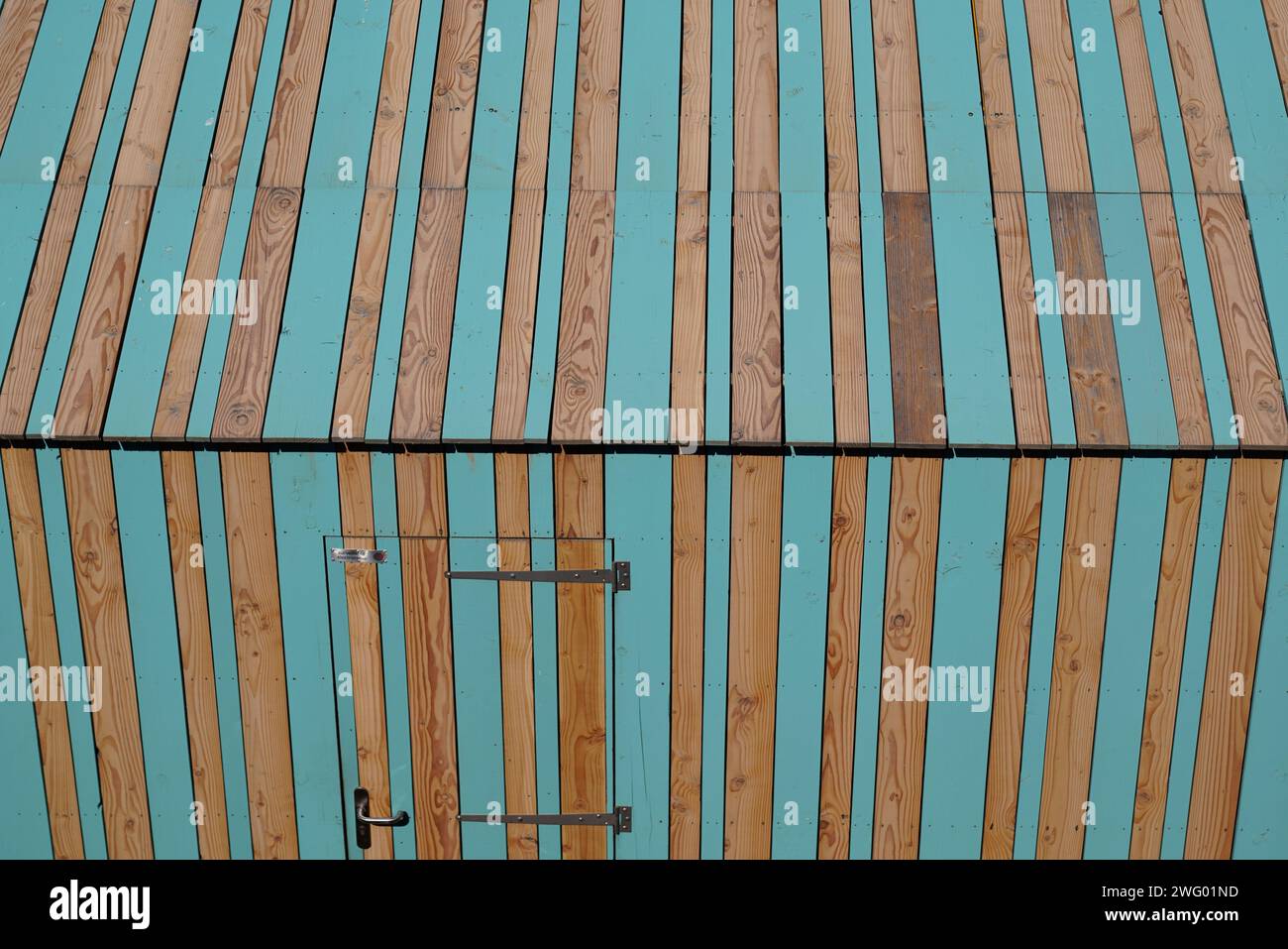 Vintage blue beach wood background wooden plank painted in turquoise ...