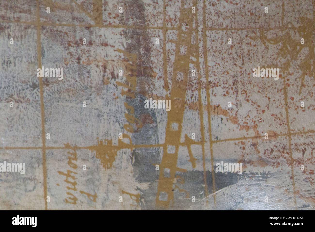 Abstract metal texture background of old surface in rust in golden ...