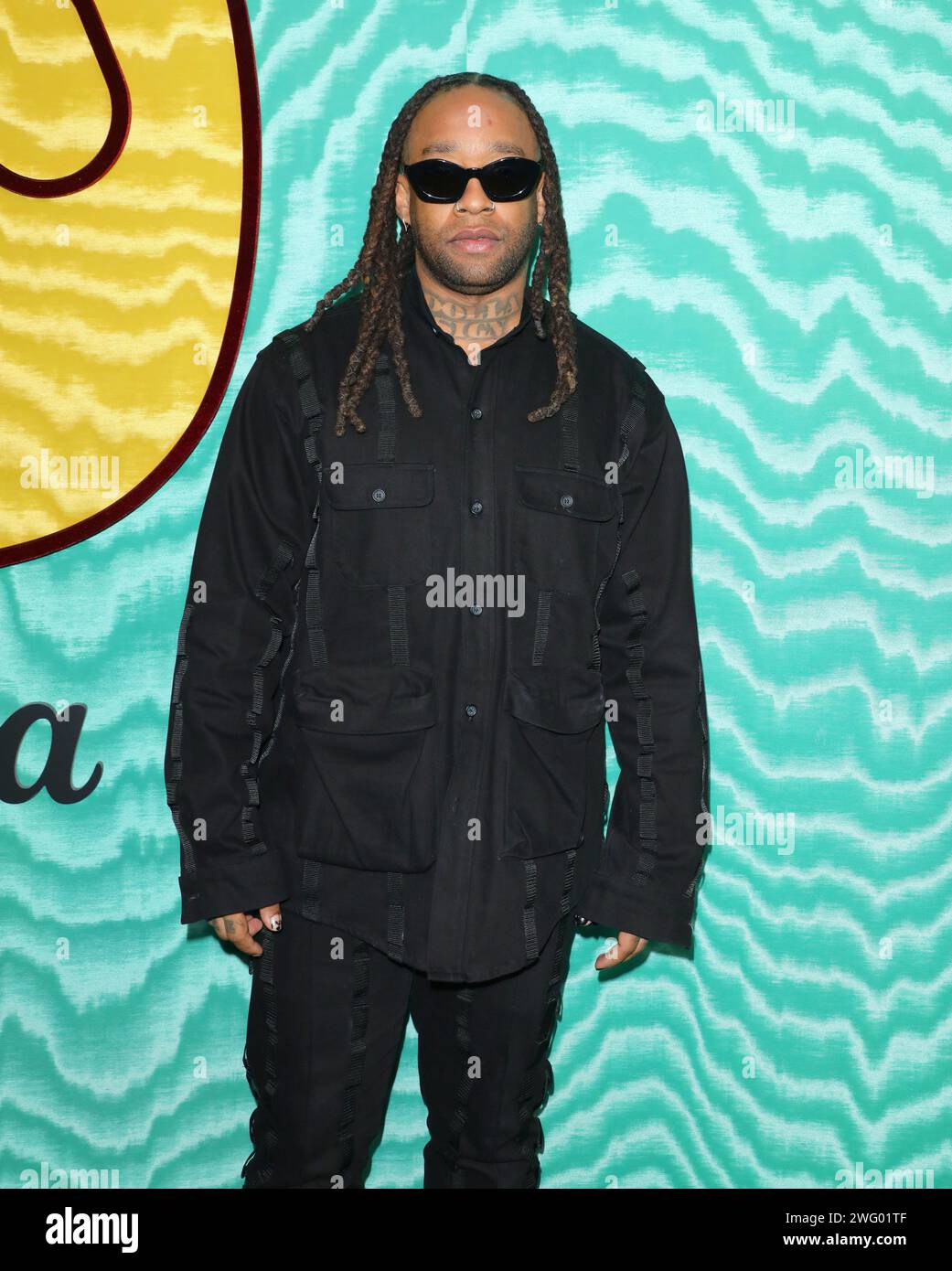 Hollywood, USA. 01st Feb, 2024. Ty Dolla arrives at The Warner Music ...