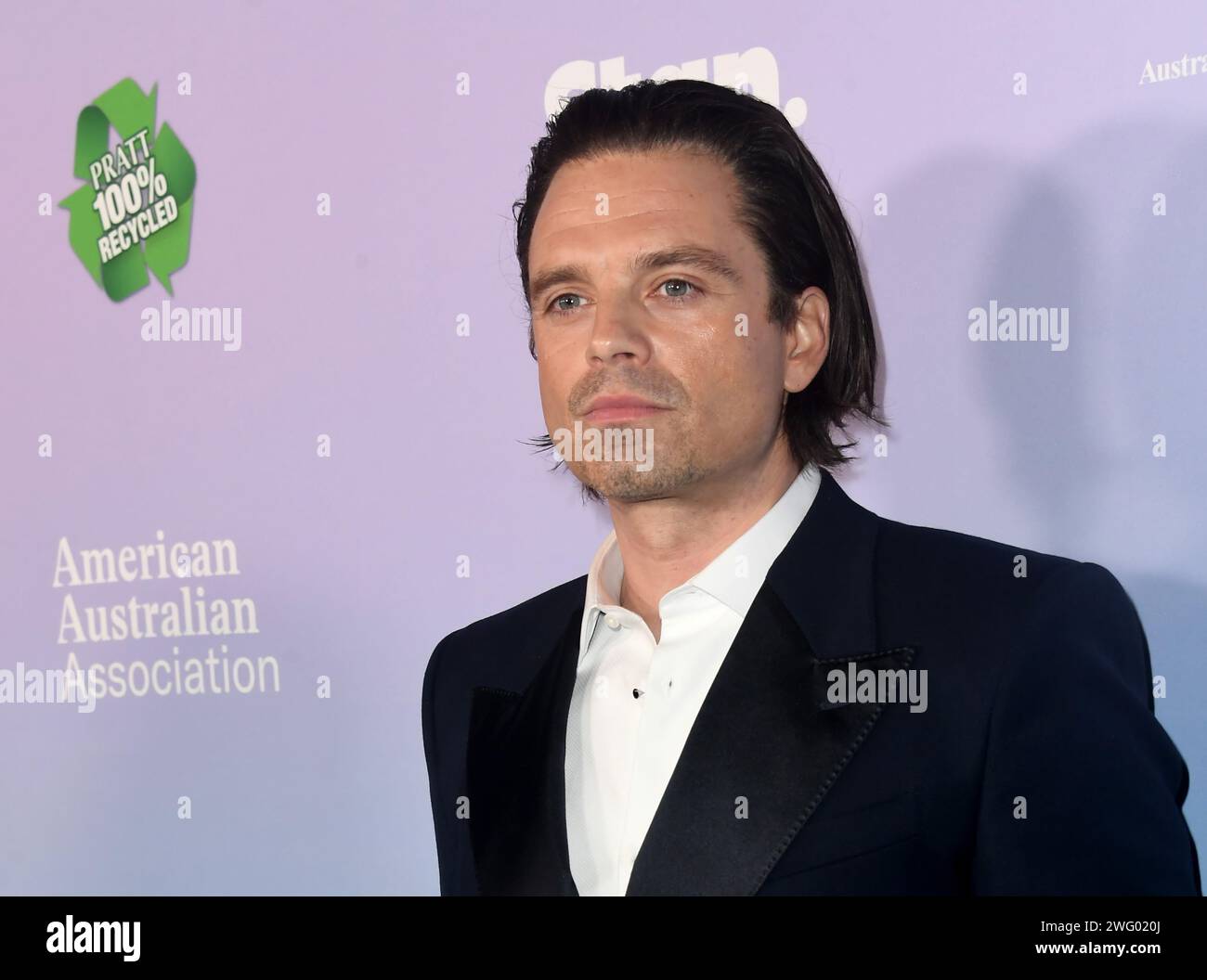 Los Angeles, USA. 01st Feb, 2024. Sebastian Stan arriving at the 21st ...