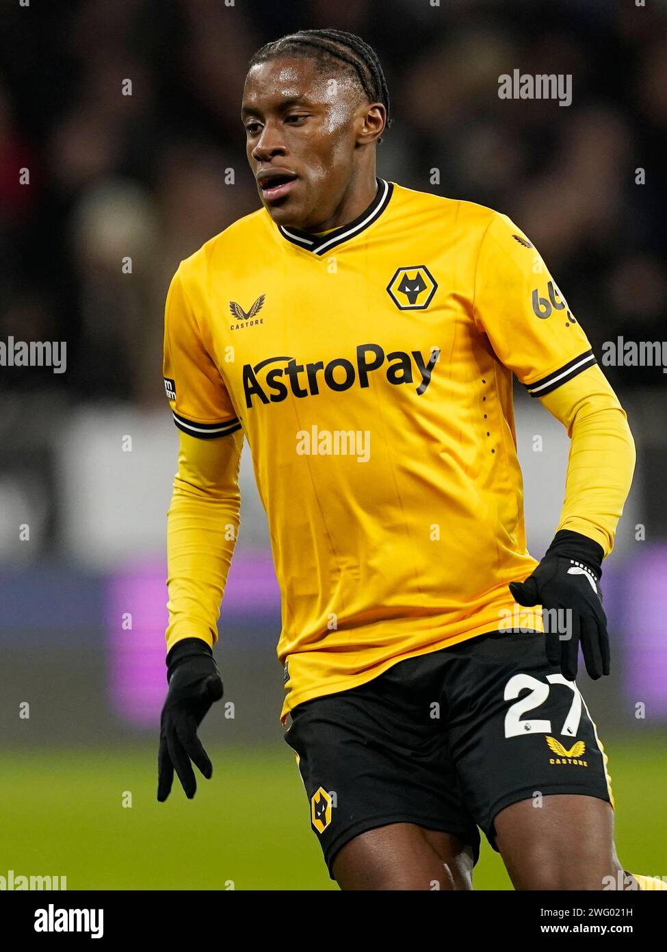 Wolverhampton, UK. 1st Feb, 2024. Jean-Ricner Bellegarde of ...