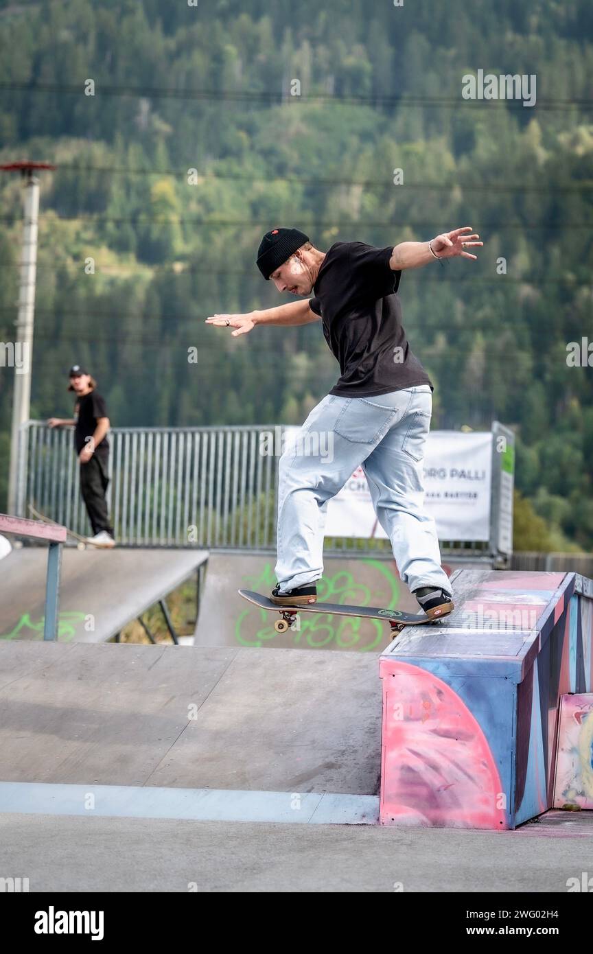 Skateboard Contest Rock the Park St.Johann Austria 2023 Stock Photo - Alamy