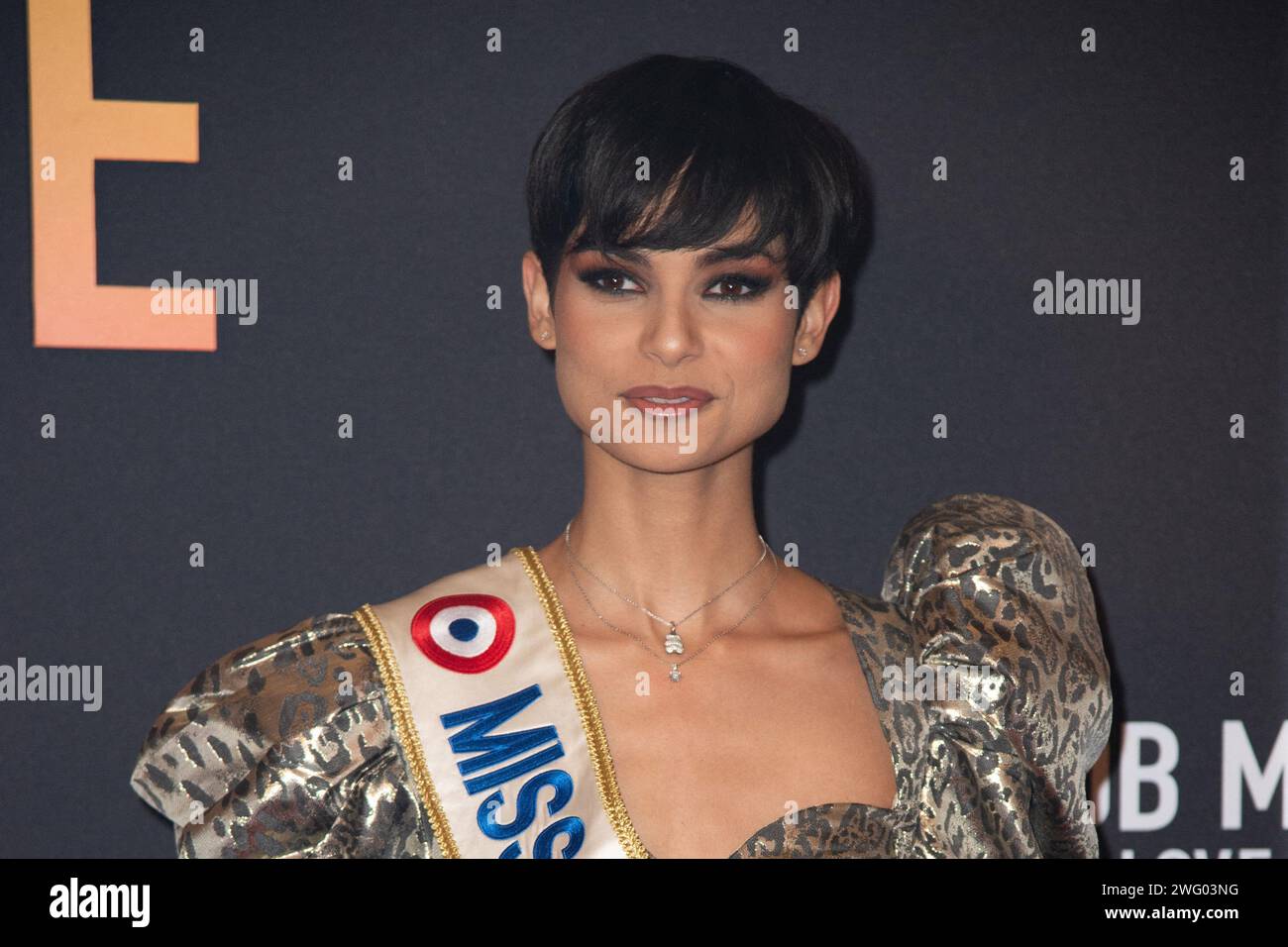 Eve Gilles, Miss, France. , . Photo by Aurore Marechal/ABACAPRESS.COM ...