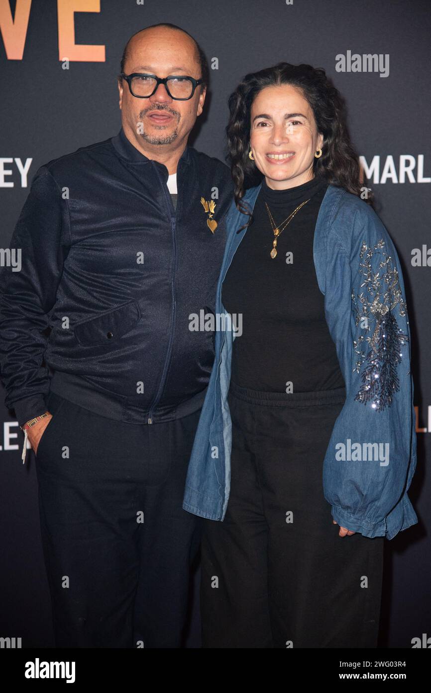 Paris, France. 01st Feb, 2024. David Donatien and Yael Naim attending ...