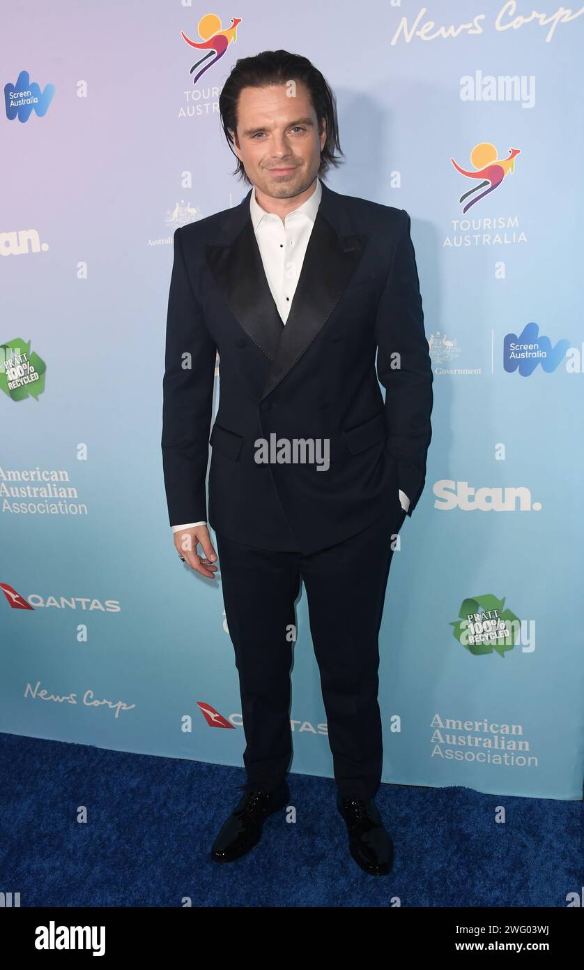 Los Angeles, USA. 01st Feb, 2024. Sebastian Stan arriving at the 21st ...