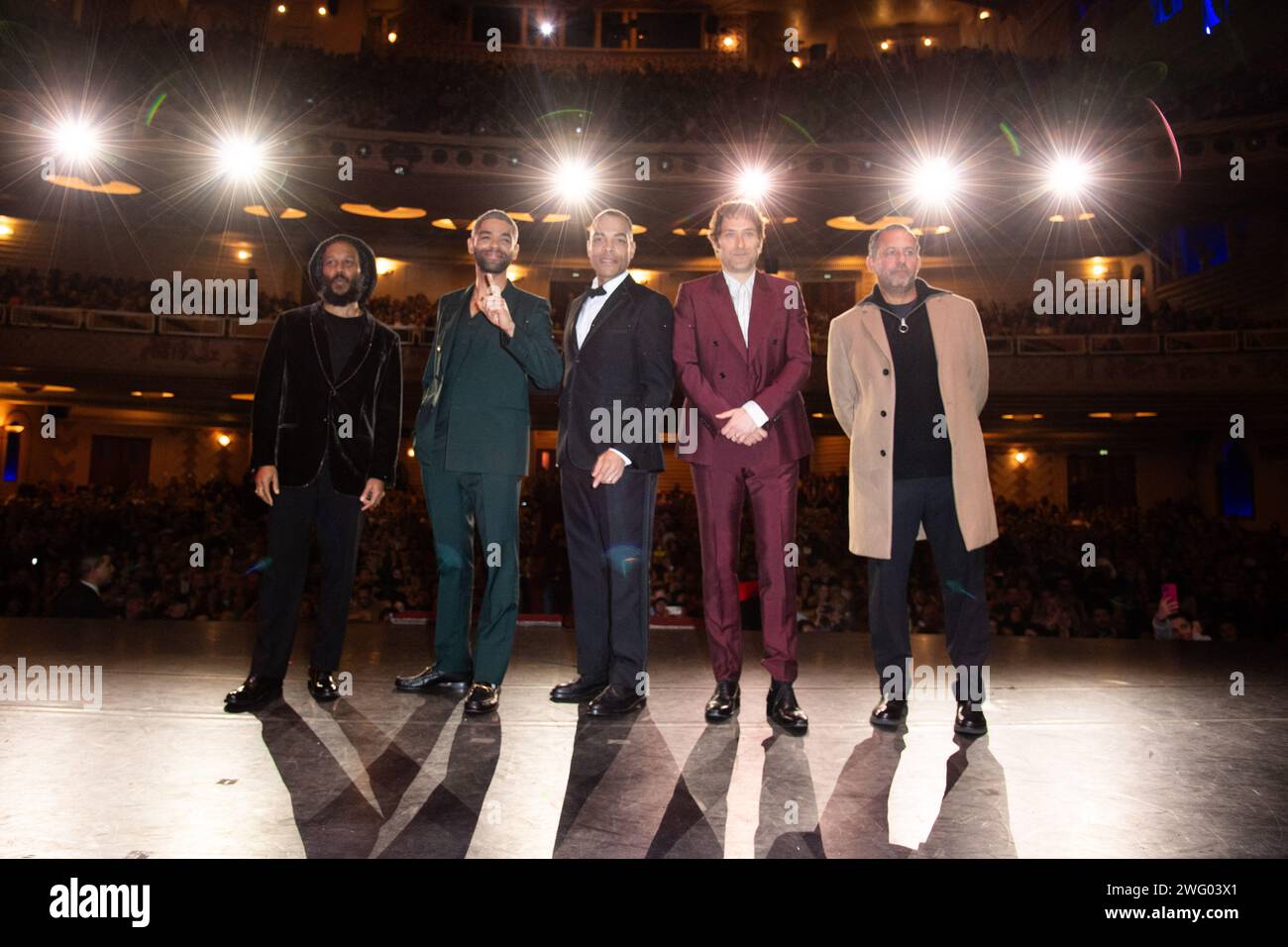 Paris, France. 01st Feb, 2024. Ziggy Marley, Kingsley Ben-Adir ...