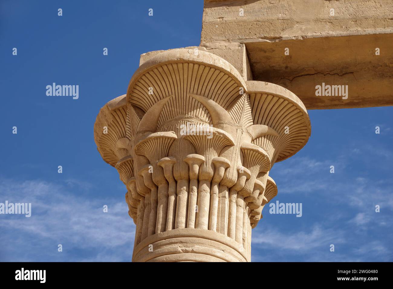 The Kiosk of Qertassi, Island of New Kalabsha, Lake Nasser, Aswan Stock ...