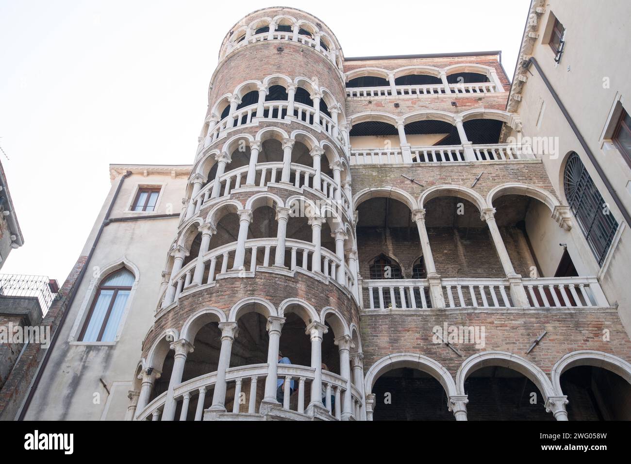 Venice ca contarini del bovolo hi-res stock photography and images - Alamy
