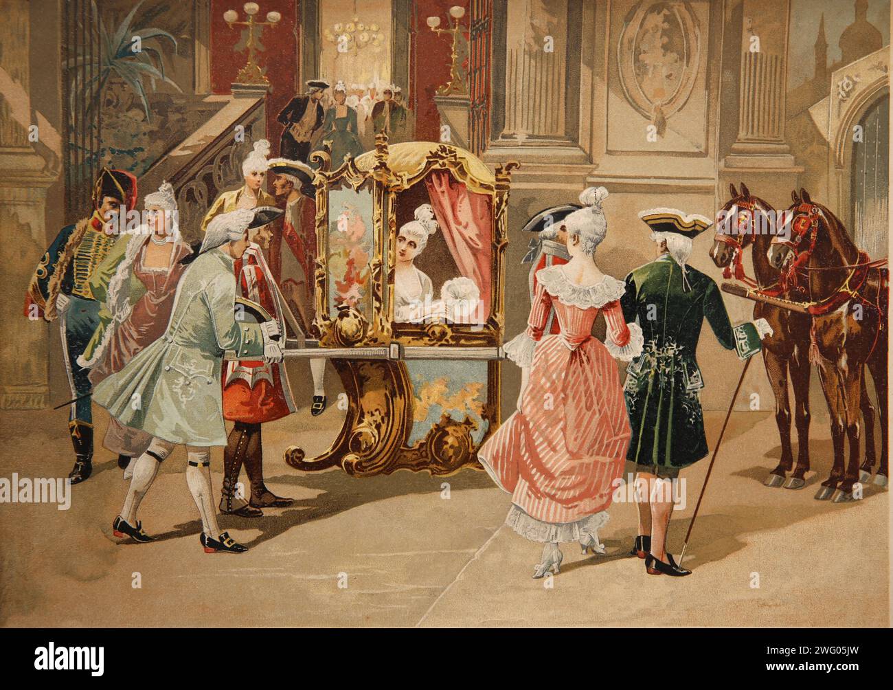 Paris 18th century france hi-res stock photography and images - Alamy