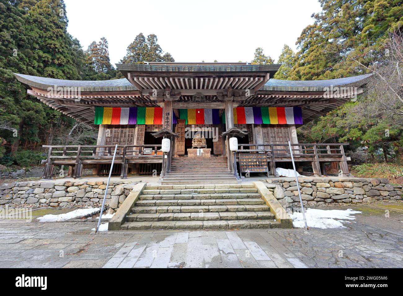 Rissyakuji Temple (Yamadera) a centuries-old Buddhist temple at ...
