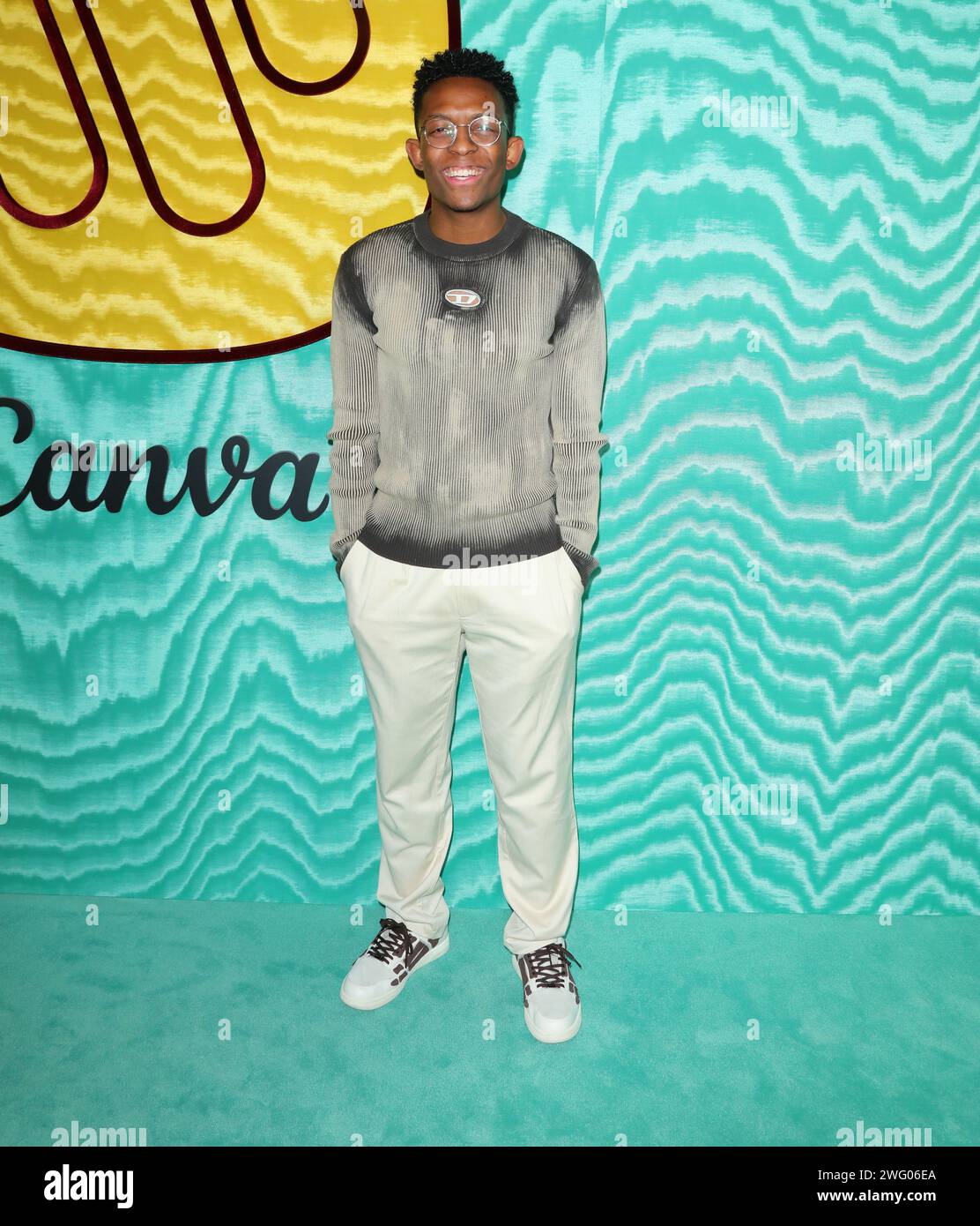 Hollywood, USA. 02nd Feb, 2024. Daniel Breland arrives at The Warner ...