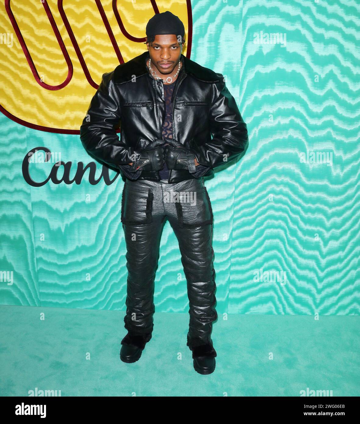 Hollywood, USA. 02nd Feb, 2024. Jeleel arrives at The Warner Music Pre ...