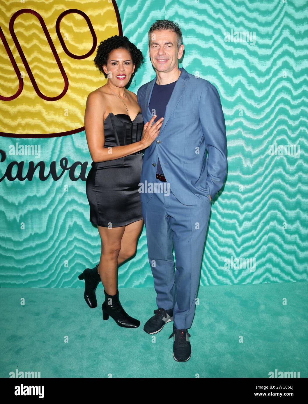 Hollywood, USA. 02nd Feb, 2024. Luz Avila, Robert Kyncl arrives at The ...